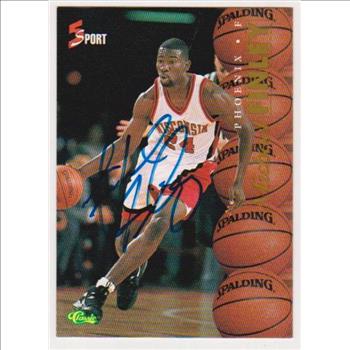 Signed - Michael Finley 1995 Classic 5-Sport Certified Autographed ...