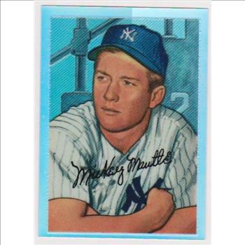 Refractor - 1996 Topps MICKEY MANTLE 1952 Bowman #20 Commemorative ...