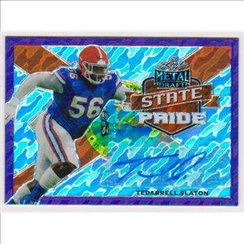 #13/30 Produced - Tedarrell Slaton 2021 Leaf Metal Draft #SP-TS3 ...