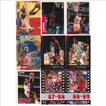 1990's Michael Jordan Card Collection - 9 Different | Property Room