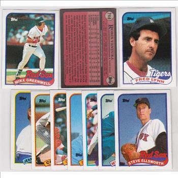 ERROR LOT - 10 Different 1989 Topps Baseball Wrong Back Errors - Fred ...