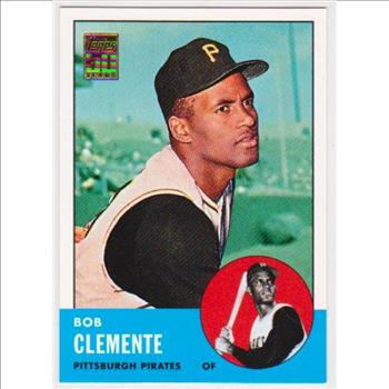Roberto Clemente 1963 Topps #540 Commemorative Card - 2000 Topps #19 of ...