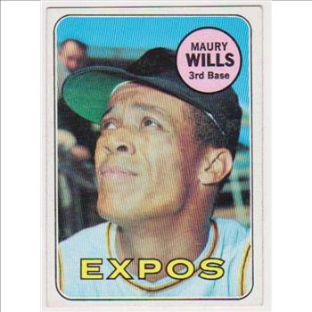 1969 Topps Maury Wills #45 Card | Property Room