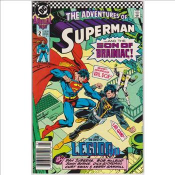 1990 DC Comics Adventures Of Superman Annual #2 Issue | Property Room