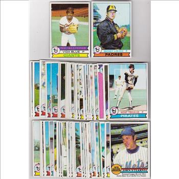 50 Different 1979 Topps Baseball Cards - Vida Blue + More - Vintage ...