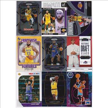 Lebron James Basketball Card Collection - 9 Different | Property Room