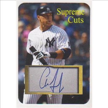 Aaron Judge Facsimile Autograph Supreme Cuts Die-Cut Sample #AJ4 Card ...