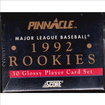Sealed 1992 Pinnacle Baseball Rookies 30 Card Factory Set | Property Room