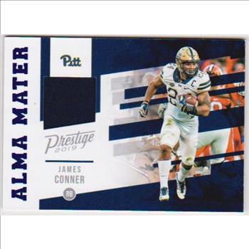 James Conner 2019 Panini Prestige Alma Mater Jersey #AM-JC Insert Card ...