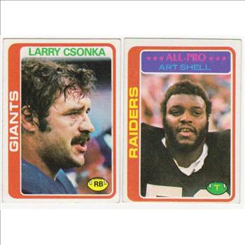 1978 Topps Larry Csonka #25 + Art Shell #460 Card Pair - HOF'ers ...