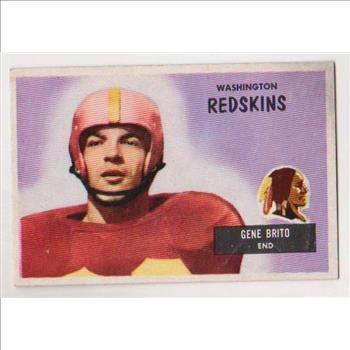 1955 Bowman Football Gene Brito #45 Card | Property Room