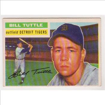 1956 Topps Baseball Bill Tuttle #203 Card | Property Room