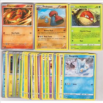 25 Different Pokemon Trading Cards w/ Charmander + More | Property Room