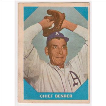 1960 Fleer Chief Bender #7 Card - HOF'er | Property Room