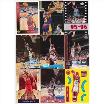 Basketball Card Collection w/ Michael Jordan, Wilt Chamberlain + More ...