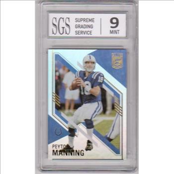Graded Mint 9 - Peyton Manning 2021 Donruss Elite #56 Card | Property Room