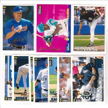 10 Different 1995 Collectors Choice Gold Signature Baseball Insert ...