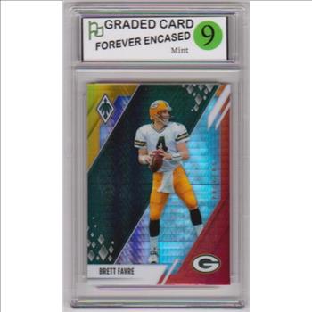 Graded Mint 9 - Brett Favre 2021 Panini Phoenix #43 Card | Property Room