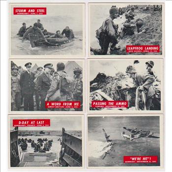 6 Different 1965 PCGC World War II Trading Cards - Nice Lot | Property Room