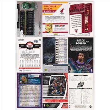 Basketball Card Collection w/ Michael Jordan, Shaquille O'Neal + More ...