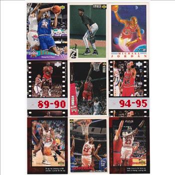 1990's Michael Jordan Card Collection - 9 Different | Property Room
