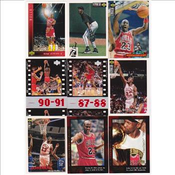 1990's Michael Jordan Card Collection - 9 Different | Property Room