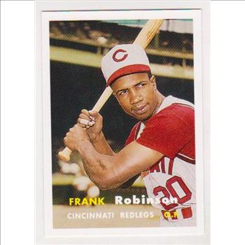 Frank Robinson 1957 Topps #35 Rookie Commemorative Card - 2006 Topps #8 ...