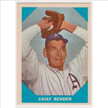 1960 Fleer Chief Bender #7 Card - HOF'er | Property Room