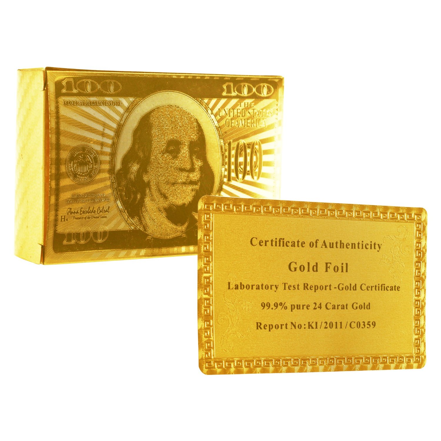 24K Gold Foil Plated Playing Cards | Property Room