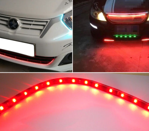 4pcs 15 LED Waterproof Vehicle Strip Light (Red) | Property Room