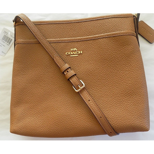Coach Pebbled Leather Crossbody File Bag | Property Room