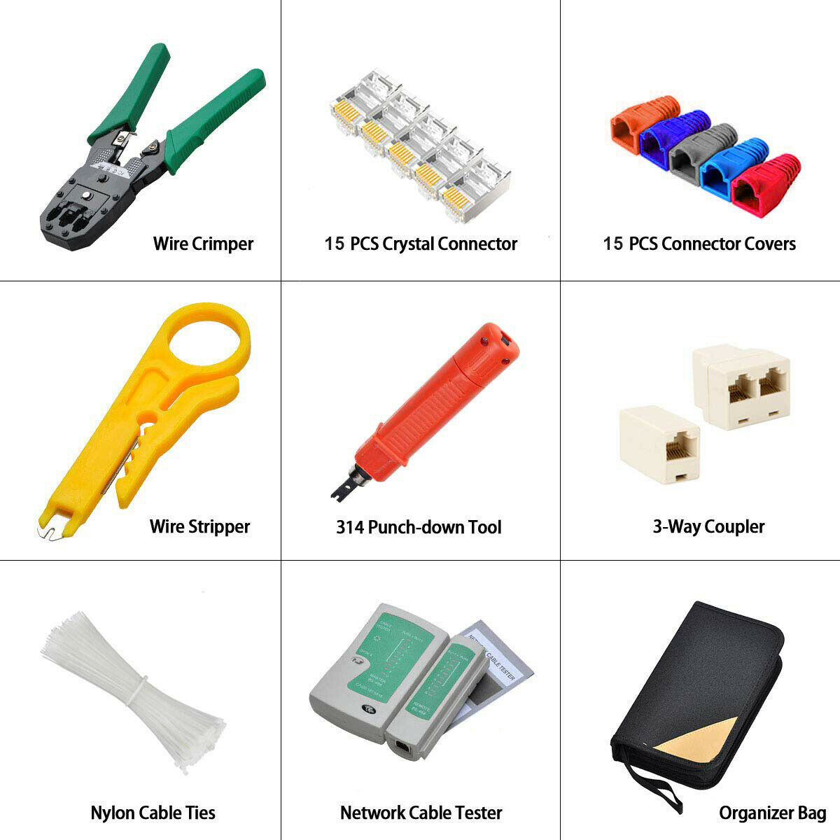 9 Piece Networking Repair Kit | Property Room