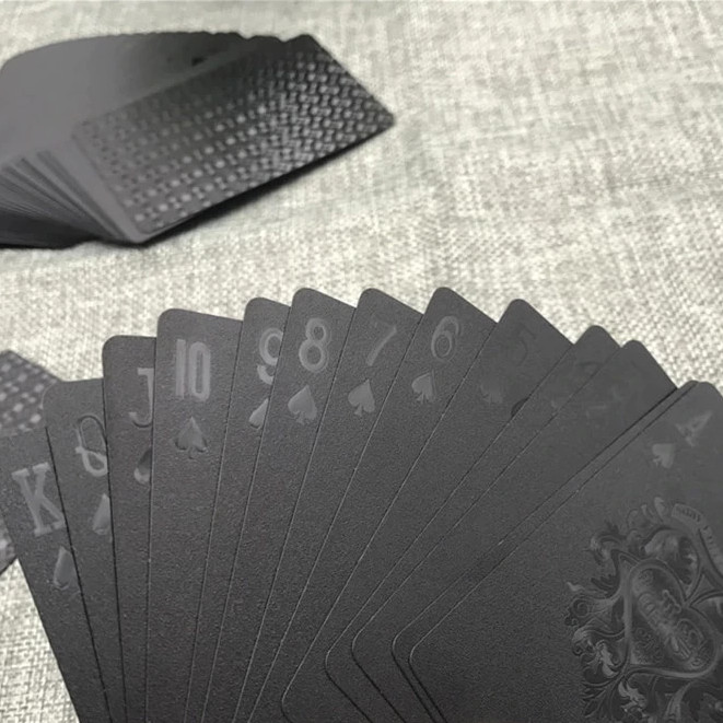 Midnight Black Playing Cards | Property Room