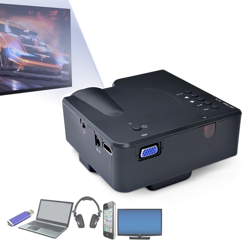 Mini LCD Projector with HDMI, VGA, SD, and Remote | Property Room