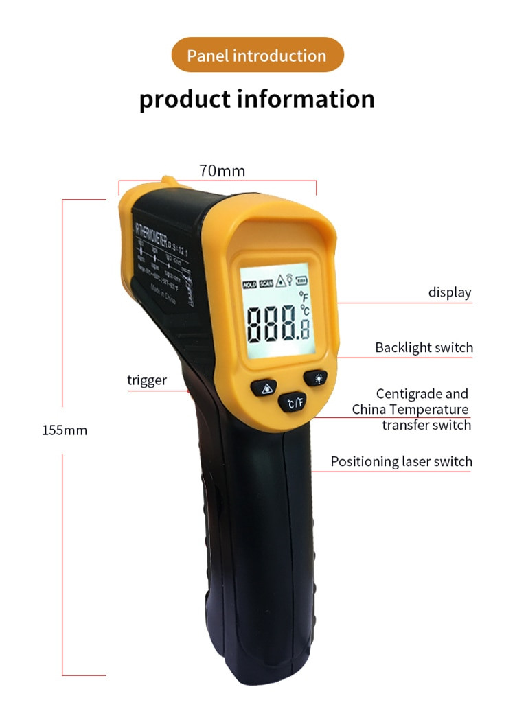 Non-Contact Infrared Thermometer | Property Room