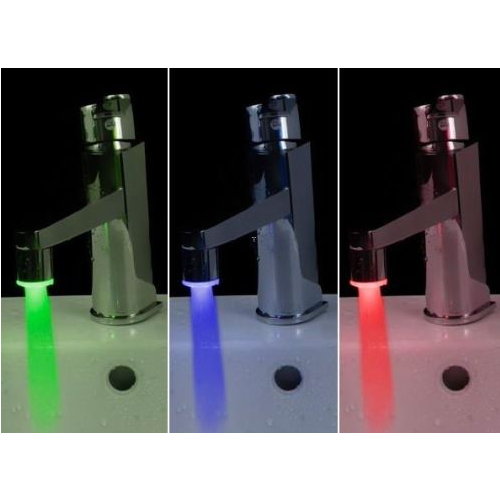 Temperature Sensing Water Glow LED Faucet Light | Property Room