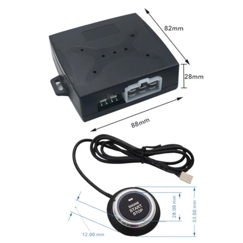 Universal Car Push Button Starter Kit | Property Room