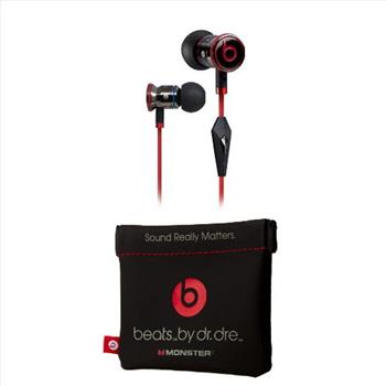 Monster Beats by Dr Dre iBeats w/ control Talk Mic Black In Ear ...