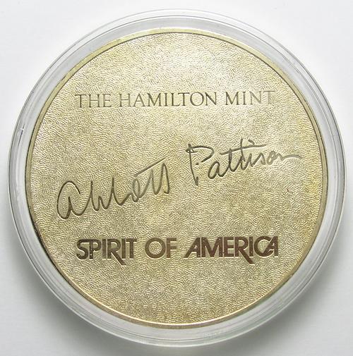 2.083 Troy Ounce .999 Fine Silver 1976 Hamilton Mint Spirit Of America ...