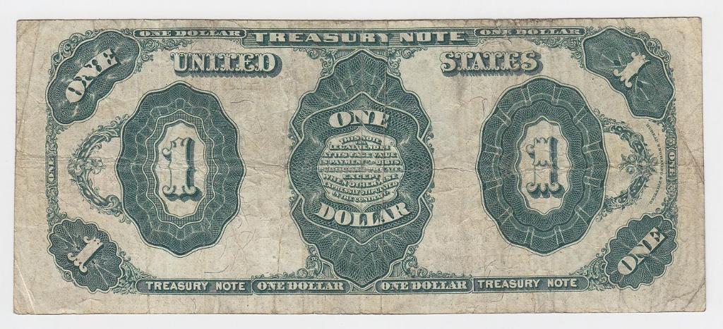 Tough To Find - 1891 $1 Red Seal National Treasury Note | Property Room