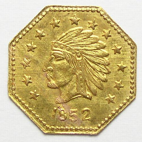 1852 California Gold Token | Property Room