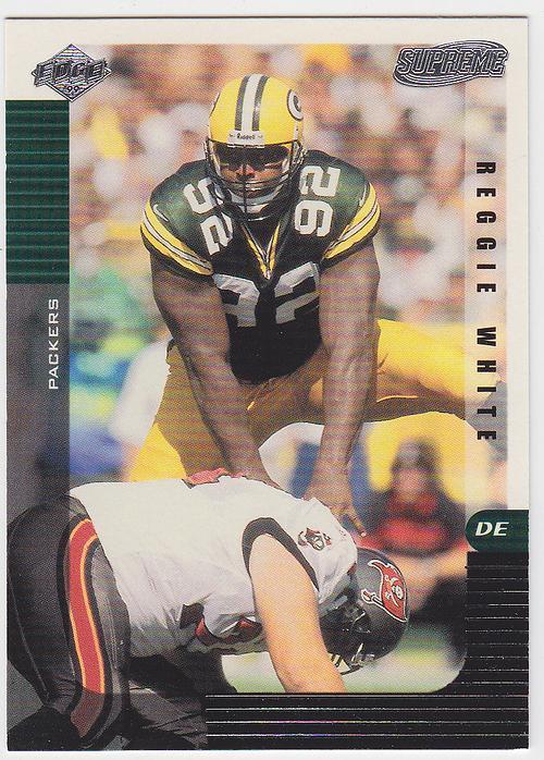 1999 Edge Supreme #50 Reggie White Football Card - Hall Of Famer ...