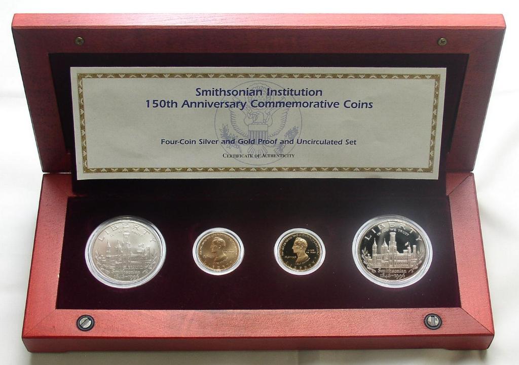 Rare 1996 Gold And Silver Smithsonian Coin Set In Original Mint ...