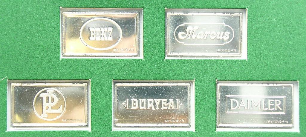 5 Piece Centennial Car Mini-Ingot Collection ~Five Different Car ...