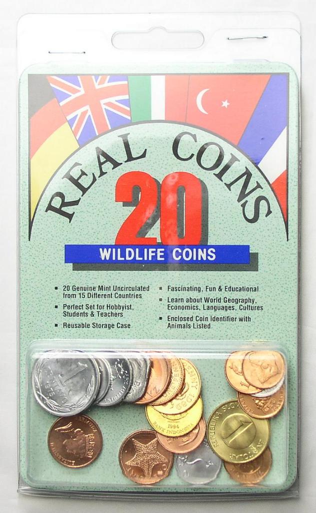 Set of 20 Genuine Uncirculated World Coins From 15 Different Countries ...