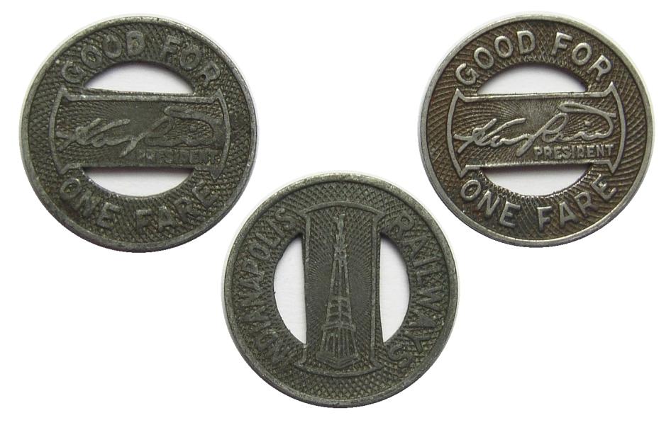 Genuine Vintage Indianapolis Railway Tokens - 3 Tokens | Property Room