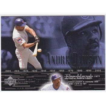 2002 Upper Deck ~Piece Of History~ #56 Andre Dawson Baseball Card ...