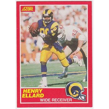 1989 Score #137 Henry Ellard Football Card | Property Room