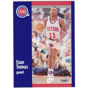 1991 Fleer #64 Isiah Thomas NBA Card - Hall Of Famer | Property Room