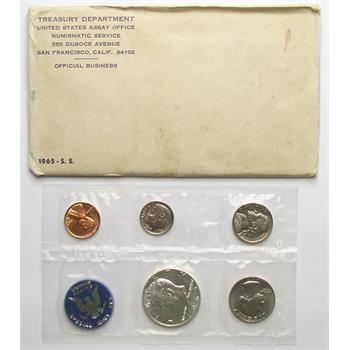 1965 U.S. Mint Silver Special Mint Set - 5 Proof-like Coins | Property Room
